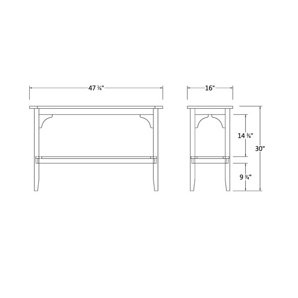 Birch Lane™ Summerton Rectangular Teak Outdoor Buffet & Console Table & Reviews | Wayfair